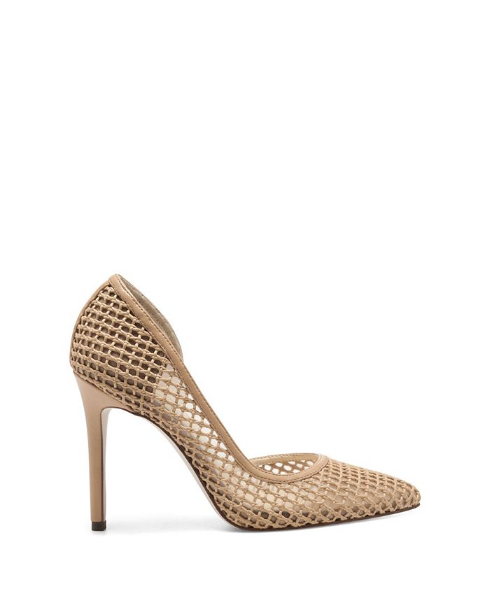 Jessica Simpson Women's Pieree Open-Weave D’Orsay Heeled Pumps ...