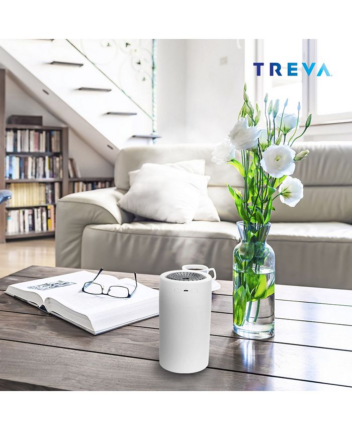 Treva Rechargeable Cool Mist Personal Humidifier with 7-Color LED ...