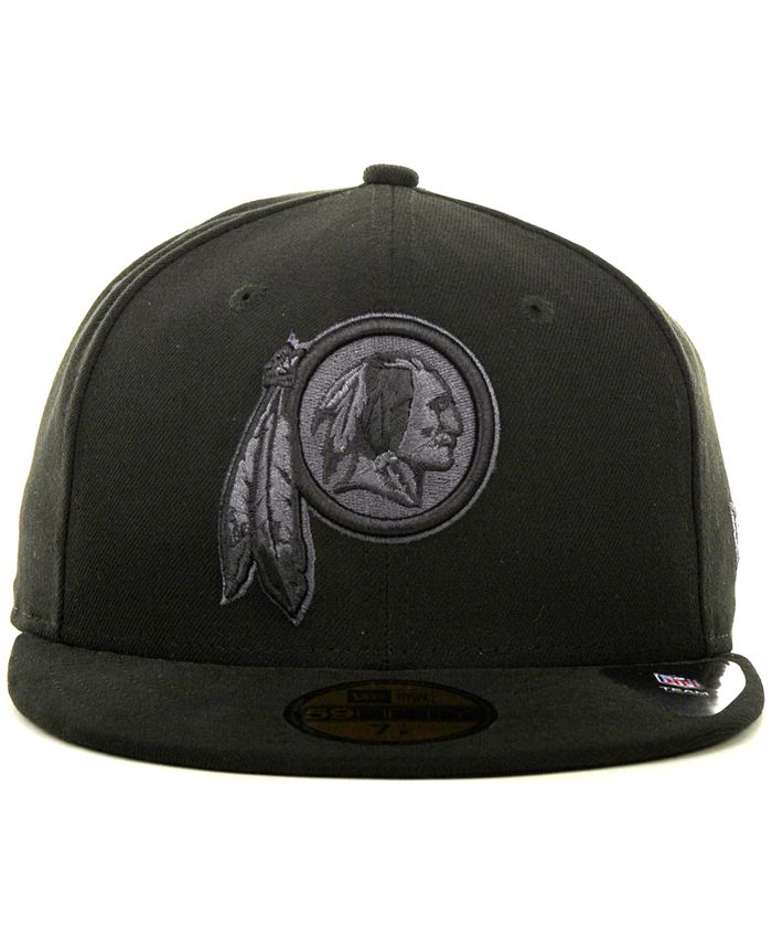 New Era Washington Redskins Black Gray 59FIFTY Cap - Macy's