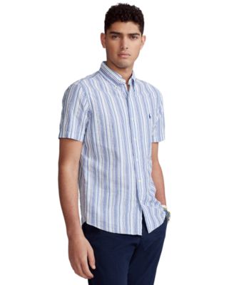 Polo Ralph Lauren Men's RL Prepster Classic-Fit Seersucker Shirt - Macy's