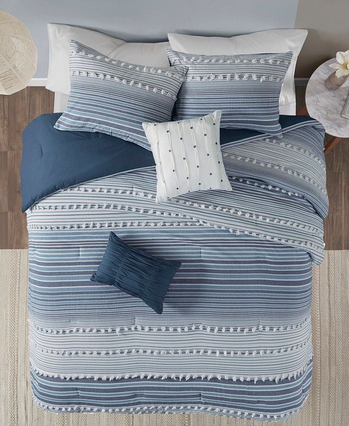 Urban Habitat Calum King/California King Cotton Jacquard Comforter, Set ...