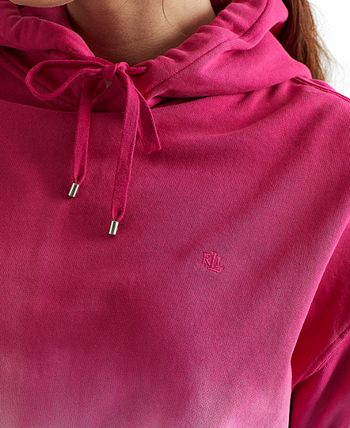 Lauren Ralph Lauren Plus Size Dip-Dyed Hoodie - Macy's