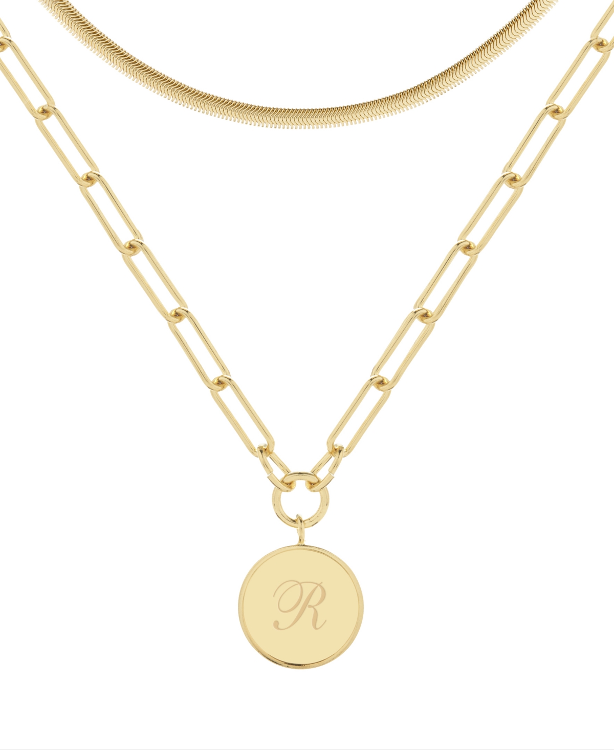Click here for Callie Initial Layering Set - Gold- R prices