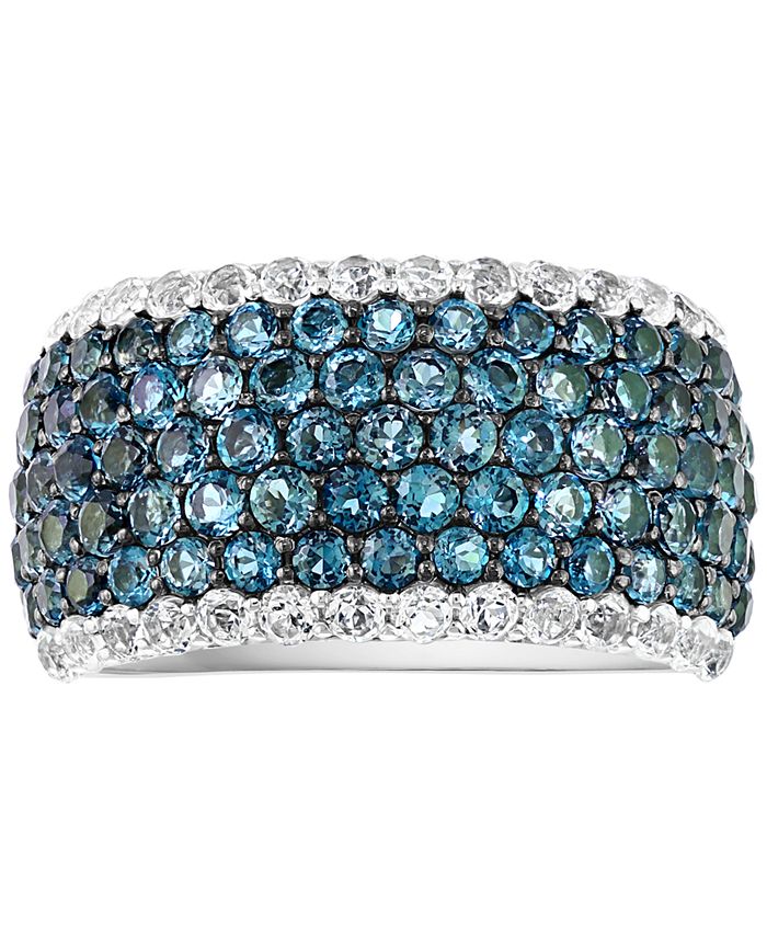 EFFY Collection EFFY® Blue & White Topaz Statement Ring (3-1/2 ct. t.w ...
