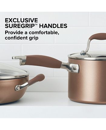 Anolon Advanced Bronze Hard-Anodized 12-Pc. Cookware Set - Macy's
