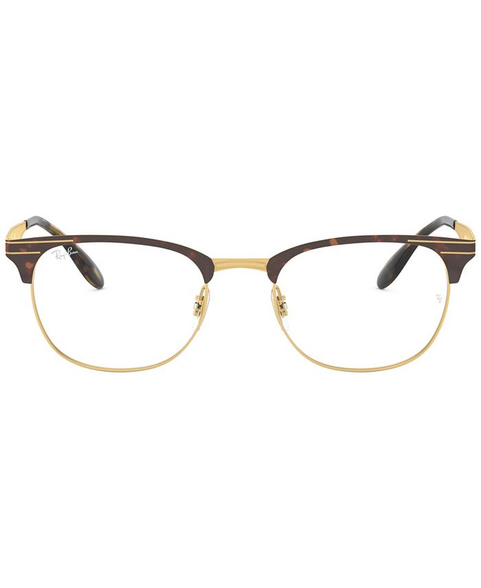 Ray-Ban RX6346 Unisex Square Eyeglasses - Macy's