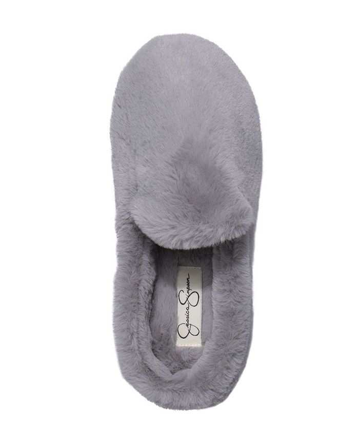 Jessica Simpson Women's Plush Slip-On Smoking Slipper & Reviews ...