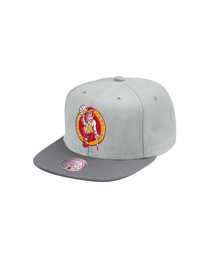 Mitchell & Ness Boston Celtics Cool Gray Snapback Cap - Macy's