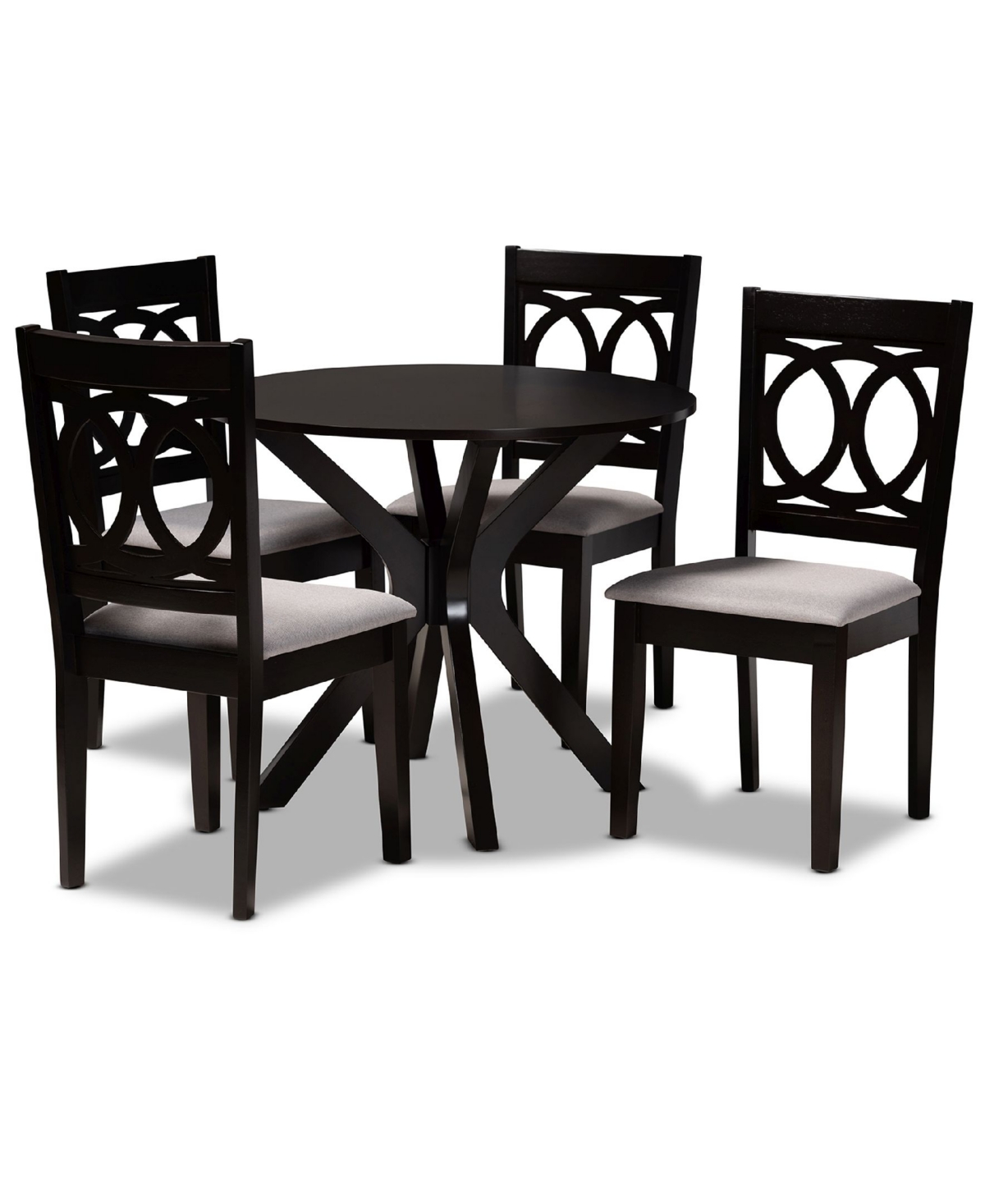 Click here for Sanne Modern and Contemporary Fabric Upholstered 5... prices