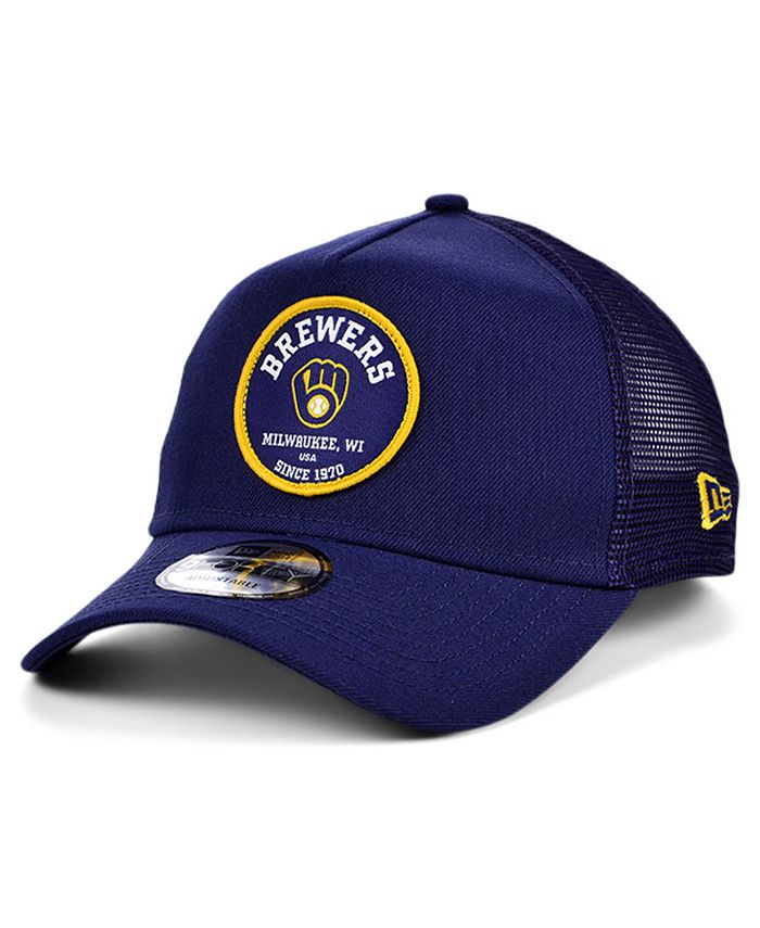 New Era Milwaukee Brewers Merrow Patch 9FORTY Cap - Macy's