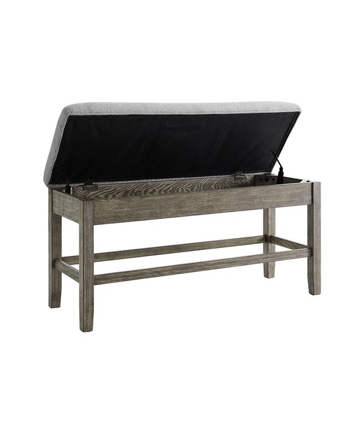 Furniture Grayson Counter Height Bench - Macy's