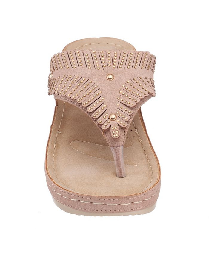 GC Shoes Virginia Wedge Sandal - Macy's