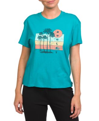 Hurley Juniors' Cotton Colima Washed GF Graphic T-Shirt - Macy's