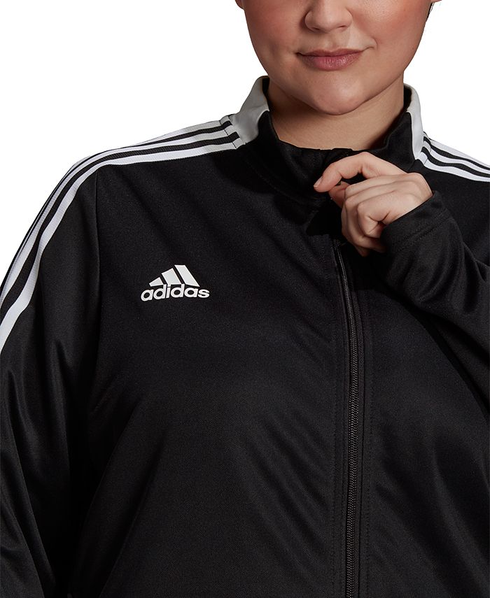 adidas Plus Size Tiro 21 Track Jacket & Reviews - Activewear Plus ...