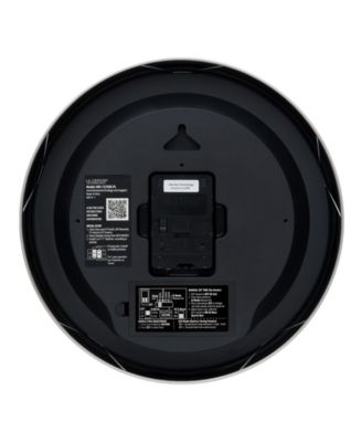 14" Ultratomic Analog Stainless Wall Clock