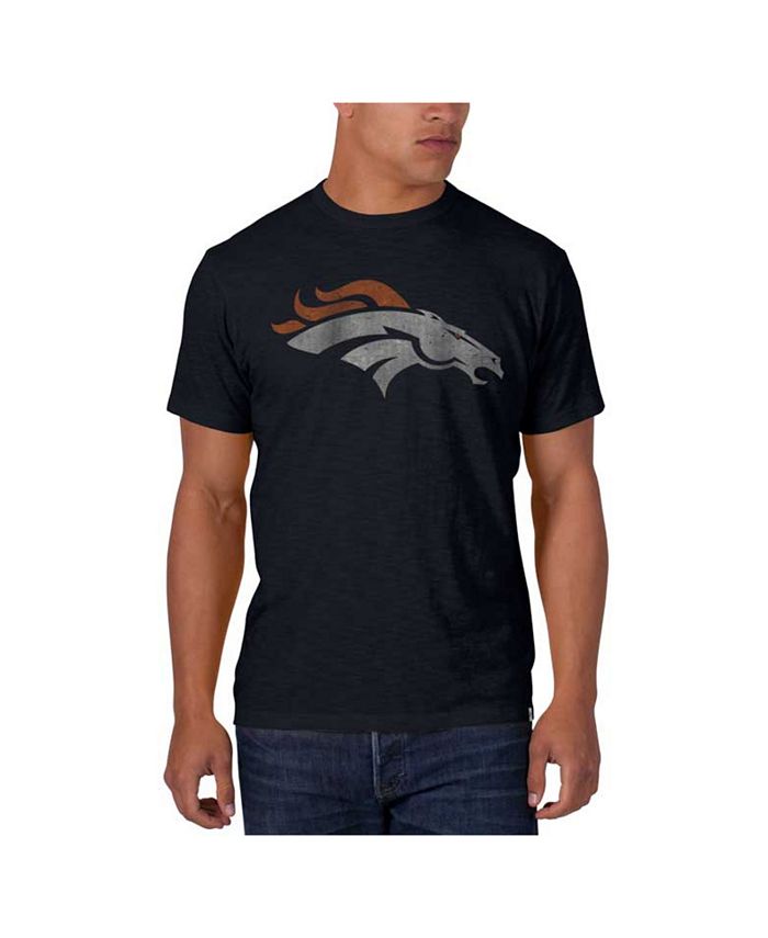 '47 Brand Men's Denver Broncos Logo Scrum T-Shirt - Macy's