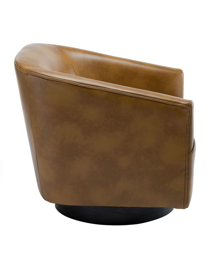 Comfort Pointe Gaven Wood Base Swivel Chair & Reviews - Furniture - Macy's