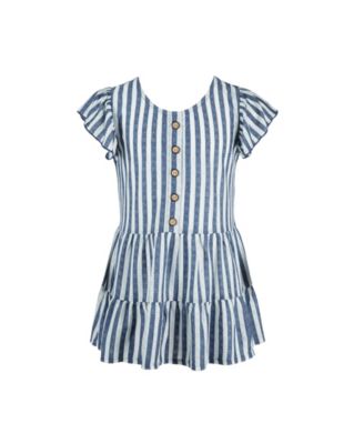 Beautees Big Girls Striped Top - Macy's