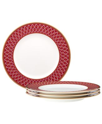 Noritake Crochet Set of 4 Salad Plates, 8-1/2" - Macy's