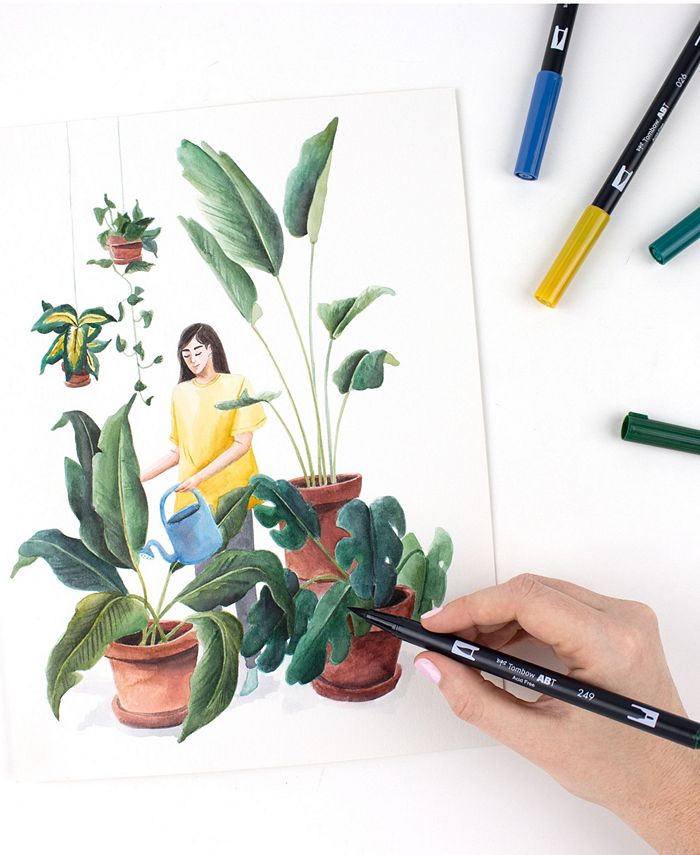 Tombow Dual Brush Pen Art Markers, 10-Pack & Reviews - Home - Macy's