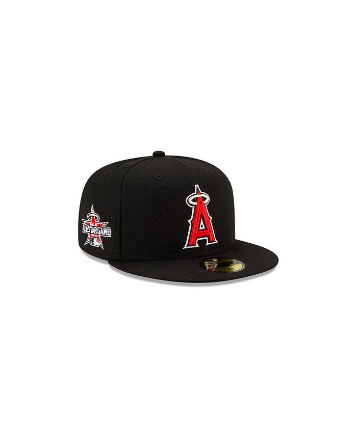 New Era Anaheim Angels Color UV 59FIFTY BLK/RED Cap - Macy's