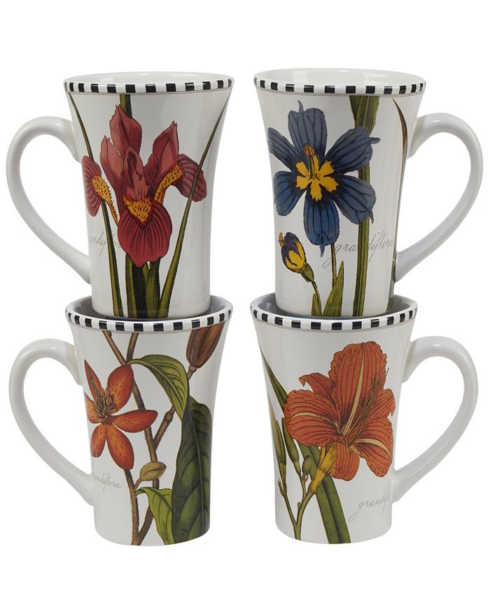 Certified International Botanical Flora 16 Piece Dinnerware Set - Macy's