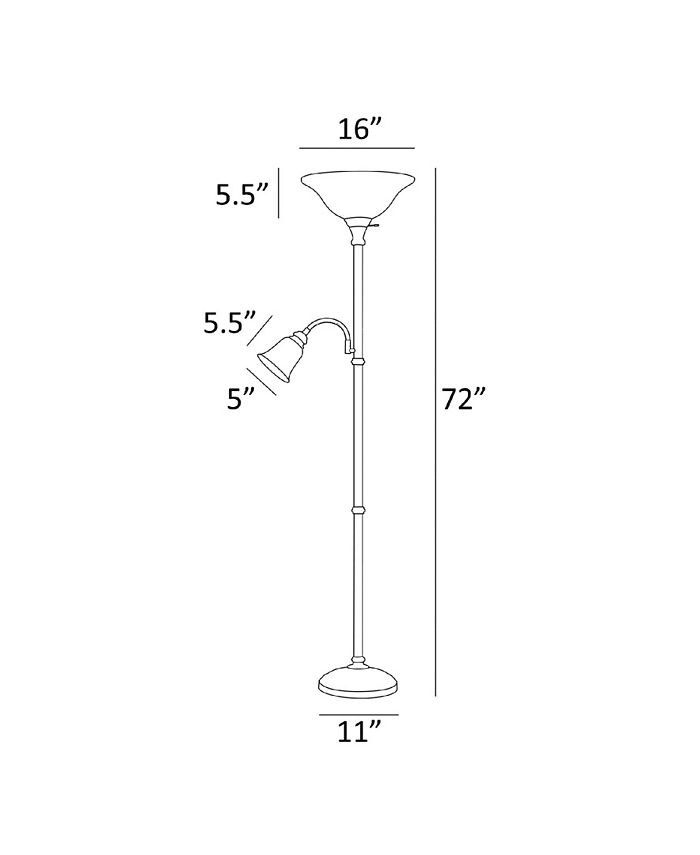 Lite Source Henley Torch Lamp - Macy's