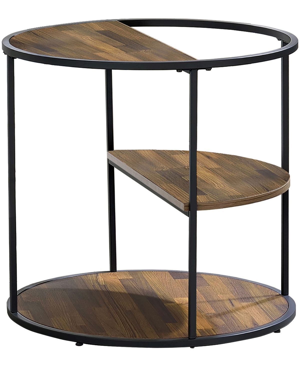 Click here for Meriwell 2 Shelves End Table - Black prices