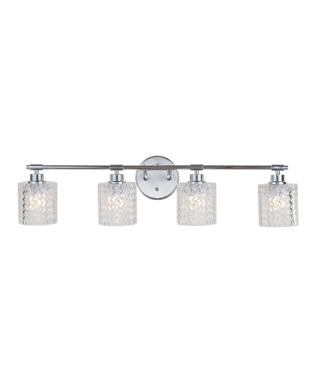 Click here for Spaulding Vintage-like 4-Light Pattern Glass Farmh... prices