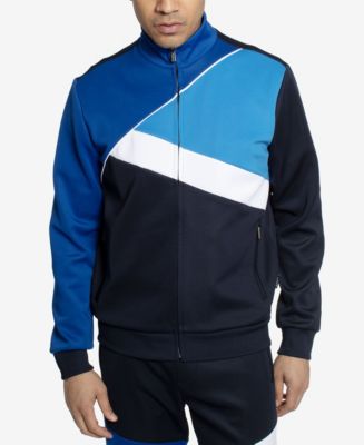 Men's Color Blocked Track Jacket - Macy's