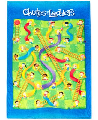 Hasbro Chutes and Ladder Game Blanket - Macy's