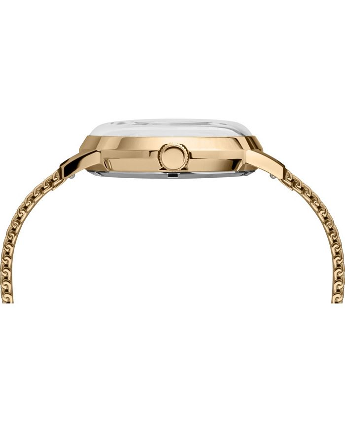 Timex Men's Marlin Automatic Gold-Tone Stainless Steel Mesh Bracelet ...