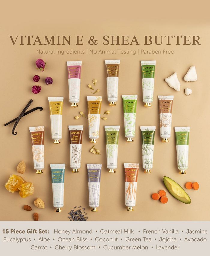 Lovery Aromatherapy Hand Lotion Gift Set, 15 Piece - Macy's