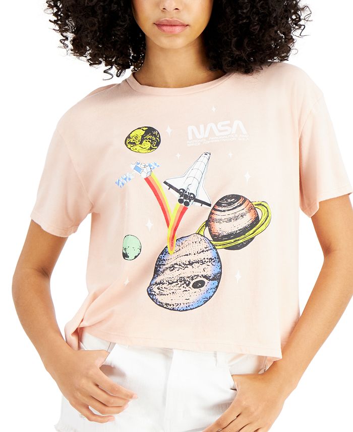 Grayson Threads Black Juniors' NASA Short-Sleeve T-Shirt - Macy's