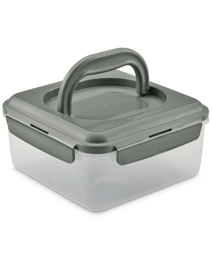 Rachael Ray Stacking 10-Pc. Square Food Storage Container Set - Macy's