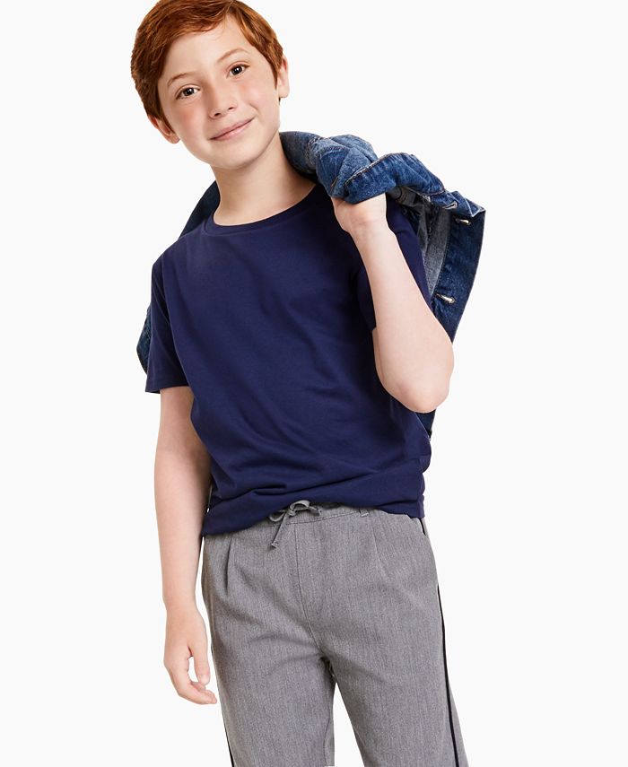 Epic Threads Big Boys Solid Basic Tee, Created for Macy's - Macy's