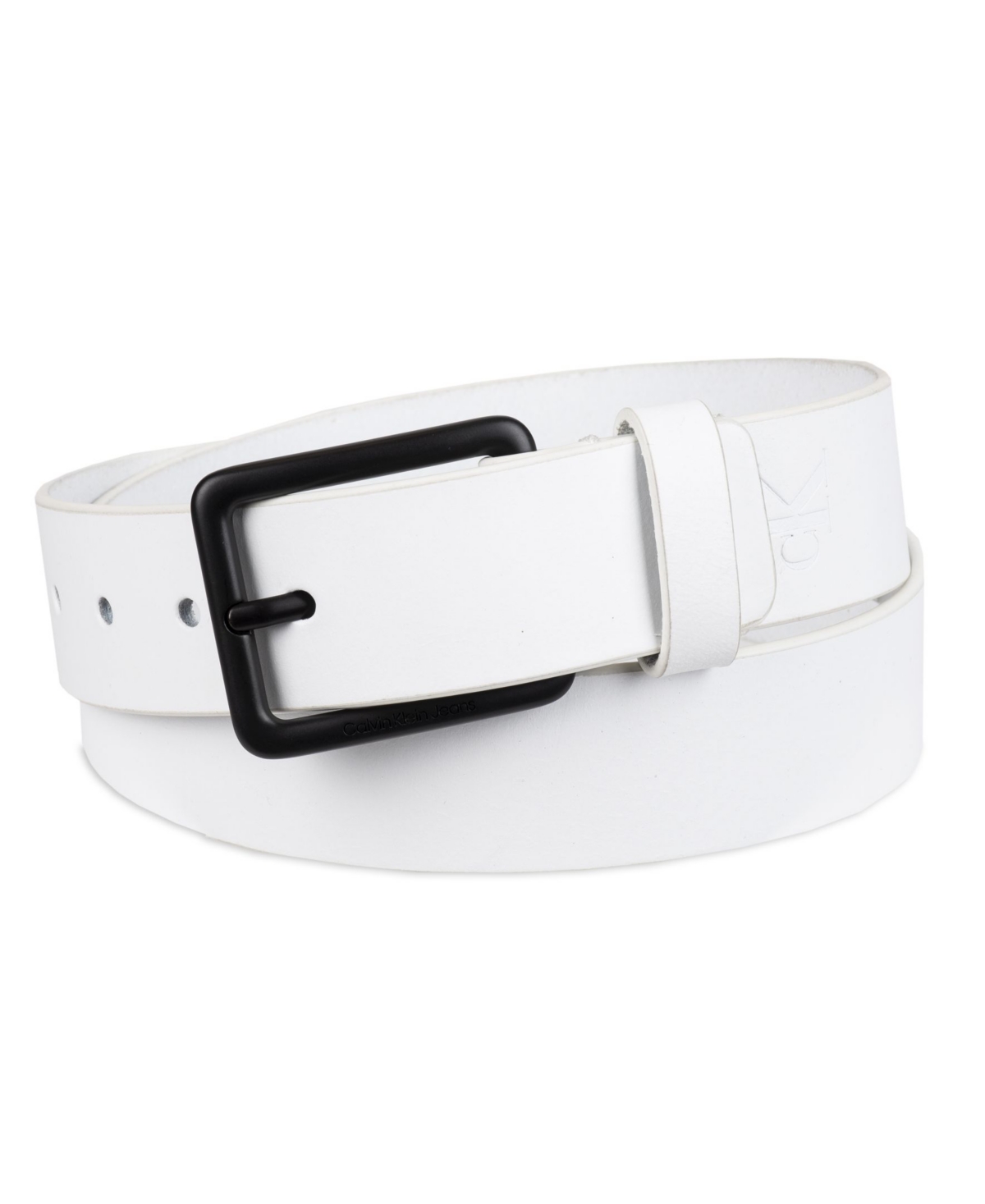 Click here for Calvin Klein Mens Genuine Leather Casual Bridle Be... prices