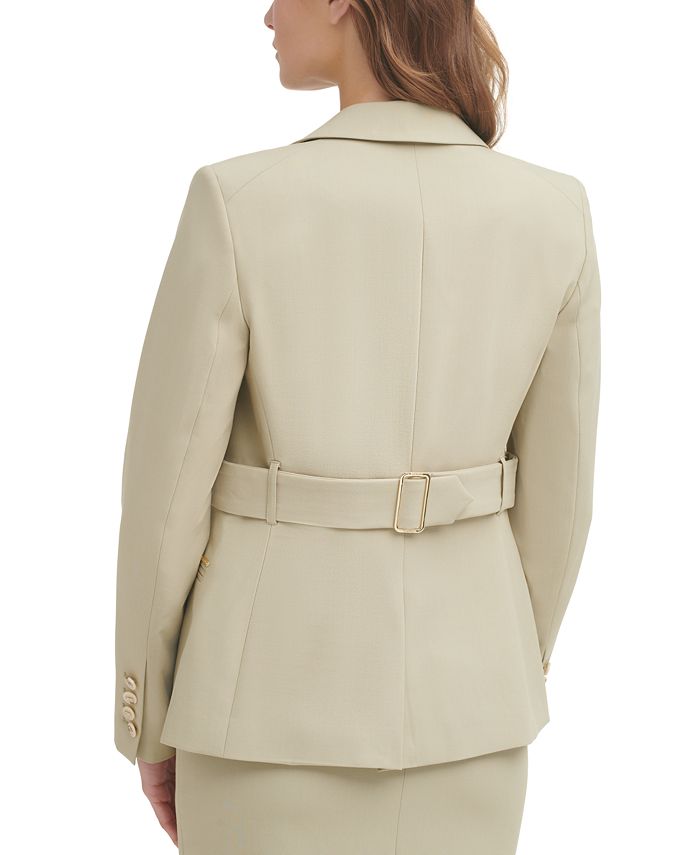 DKNY Belted-Back Blazer - Macy's