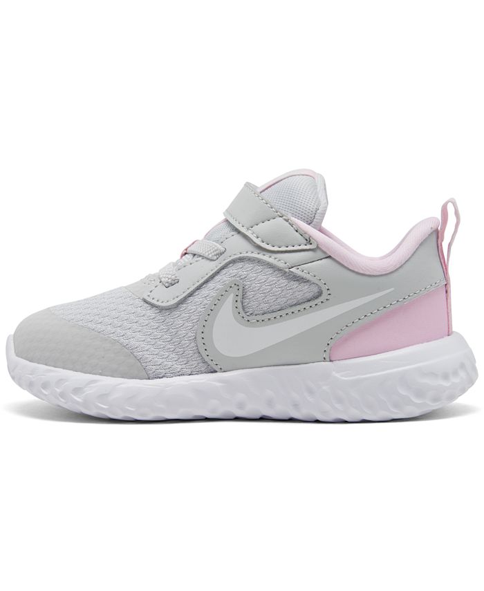 Nike Toddler Girls Revolution 5 Stay-Put Running Sneakers from Finish ...