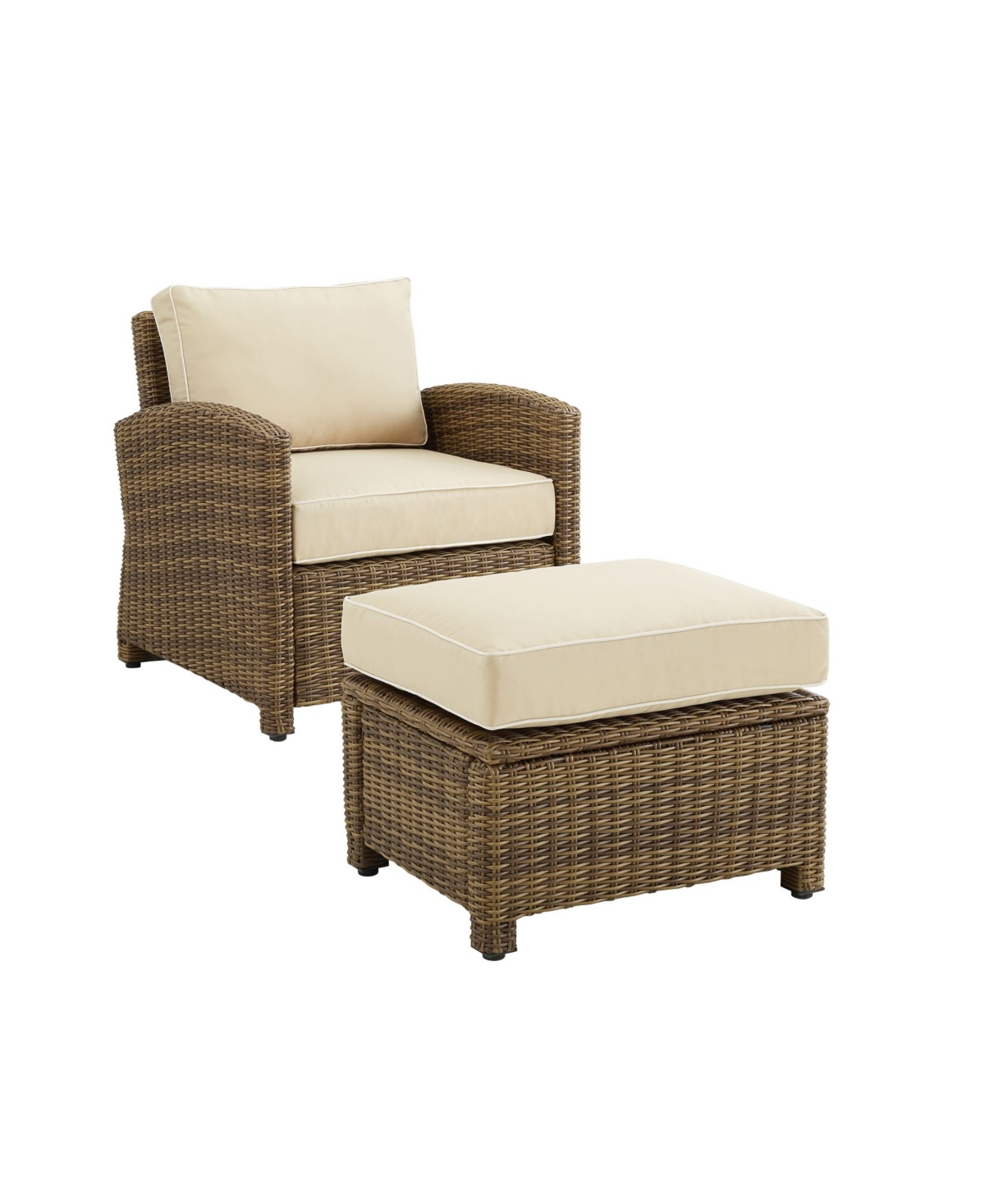 Click here for Bradenton Outdoor Wicker Chair Set  2 Piece - Sand prices