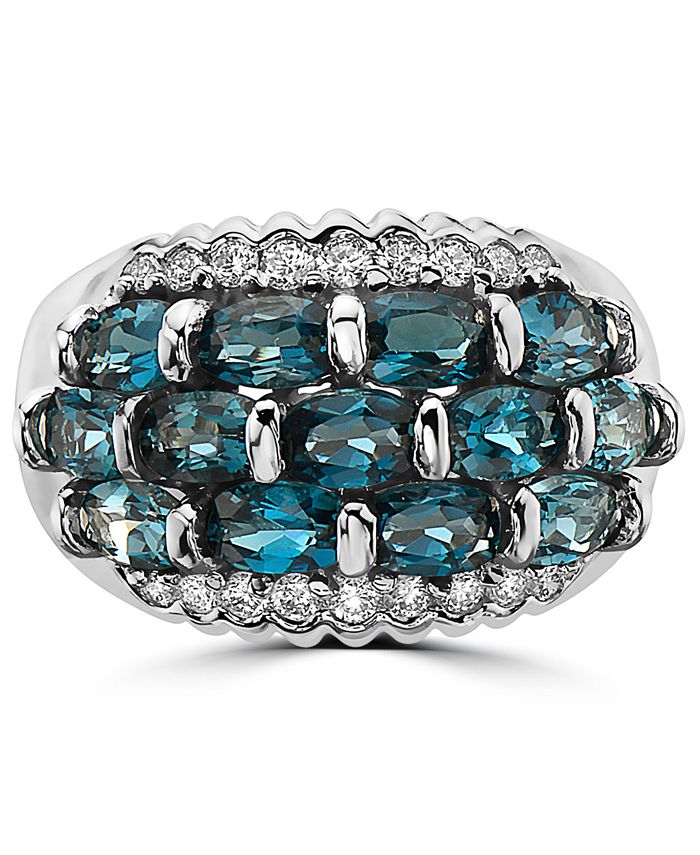 EFFY Collection EFFY® London Blue Topaz (3-3/4 ct. t.w.) & Diamond (1/3 ...