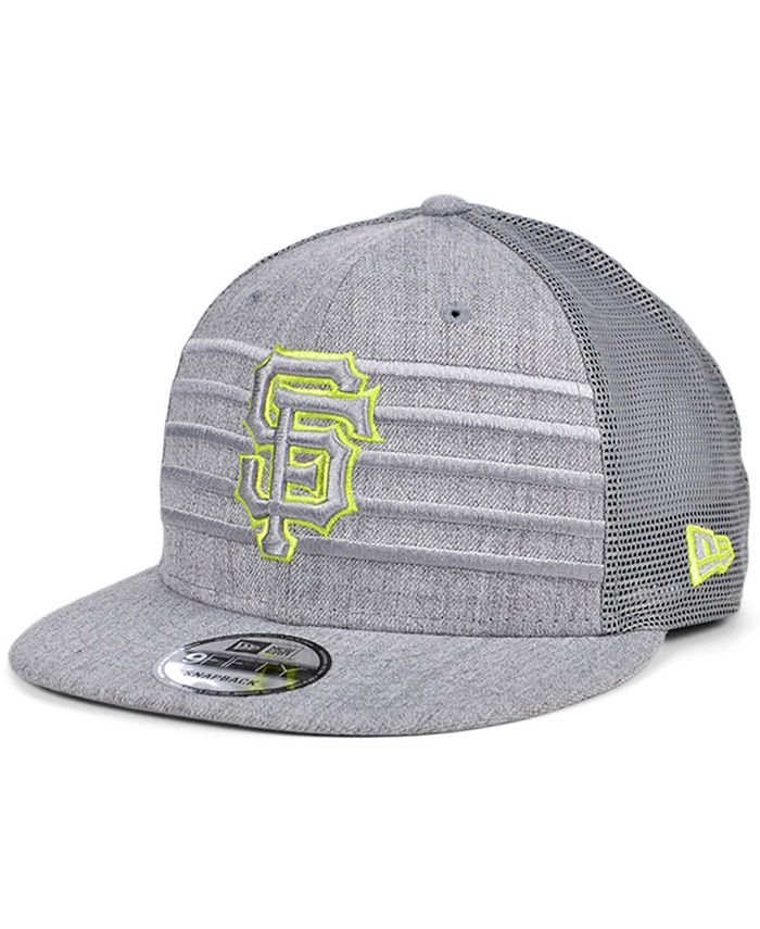 New Era San Francisco Giants Cyber Gray Trucker 9FIFTY Cap - Macy's