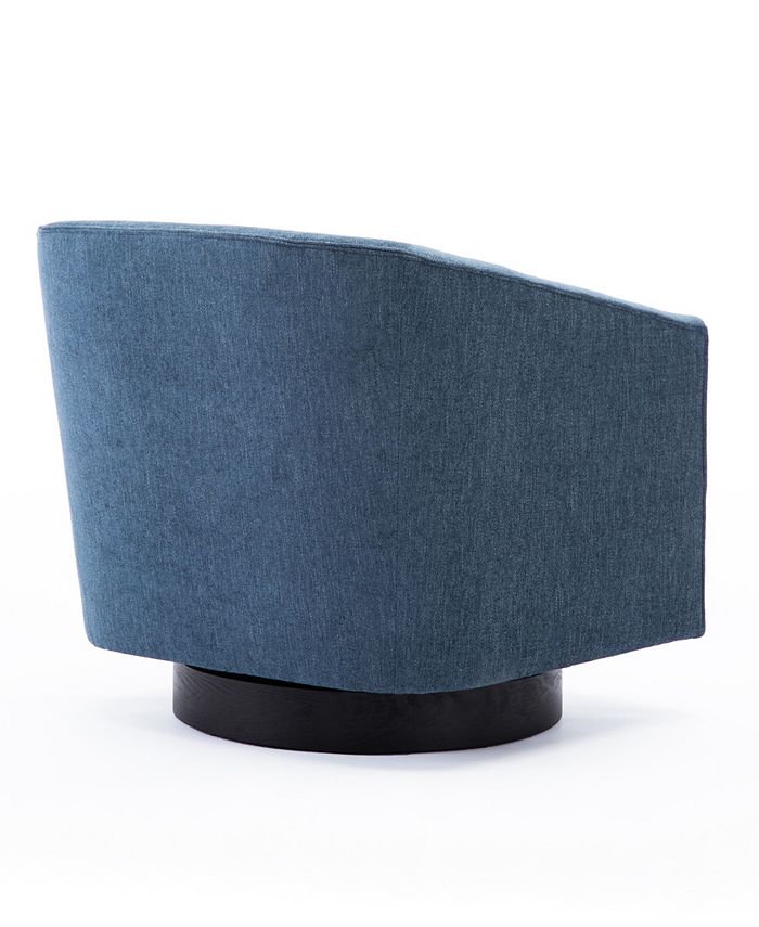 Comfort Pointe Geneva Wood Base Swivel Chair - Macy's