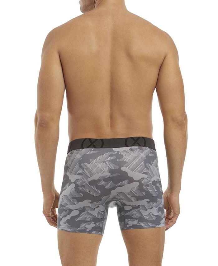 2(x)ist Men's Mesh Performance Ready 6" Boxer Brief, Pack of 3 ...