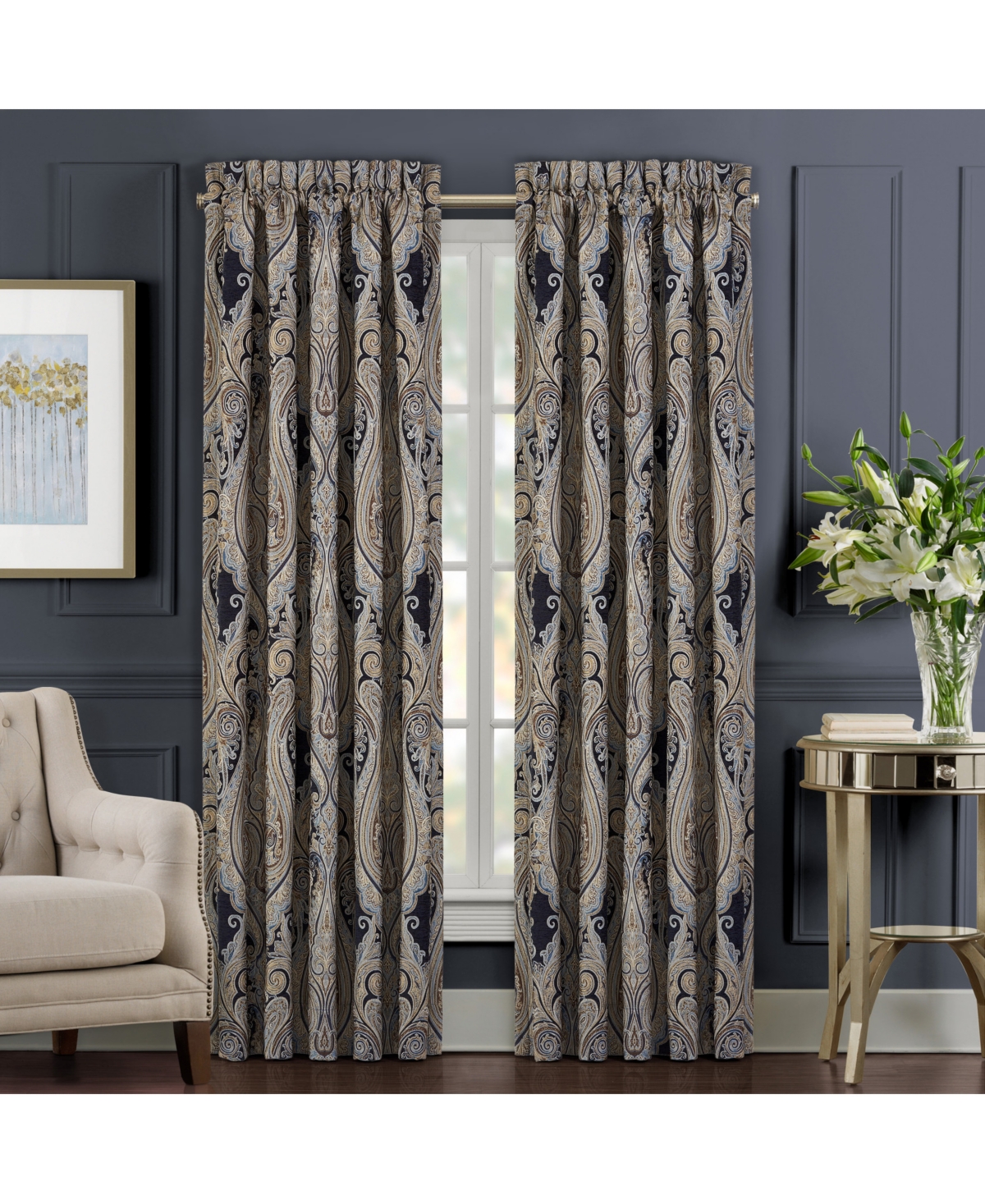 Click here for J Queen New York Luciana 4-Pc. Window Panel Set  5... prices