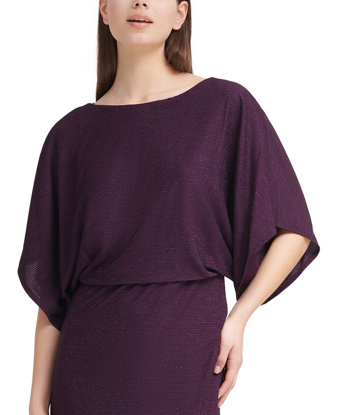 Jessica Howard Dolman-Sleeve Blouson Dress - Macy's