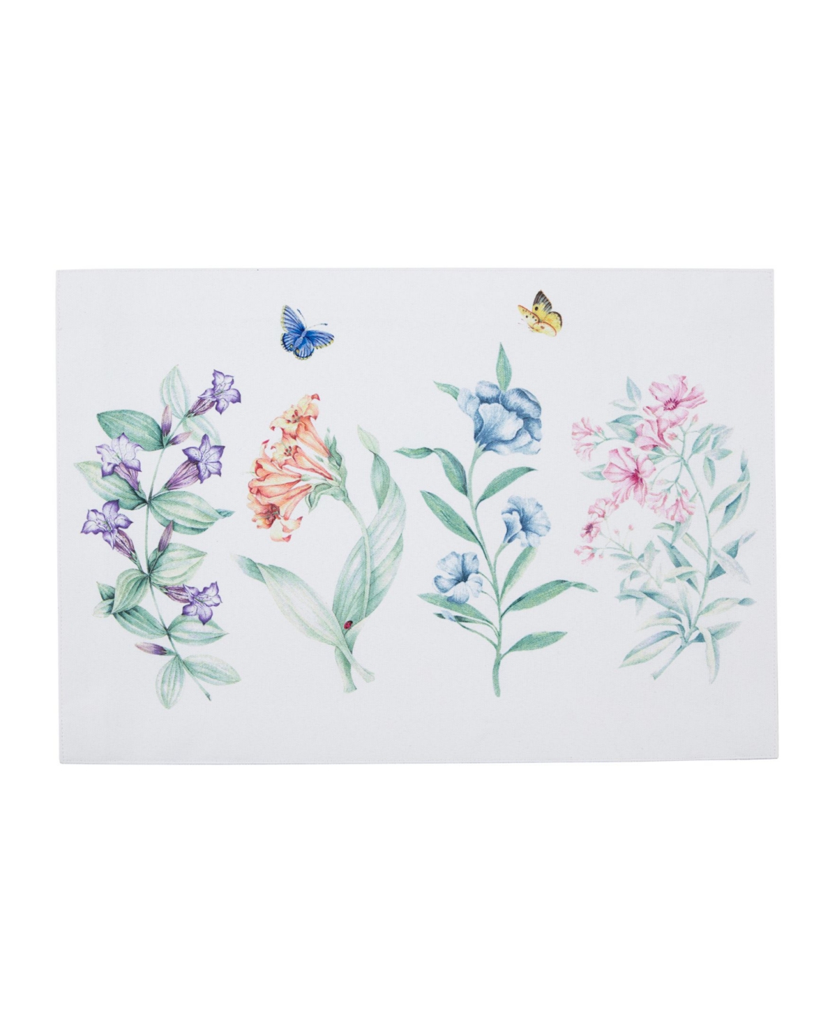 Click here for Lenox Butterfly Meadow Garden Placemat - White Mul... prices