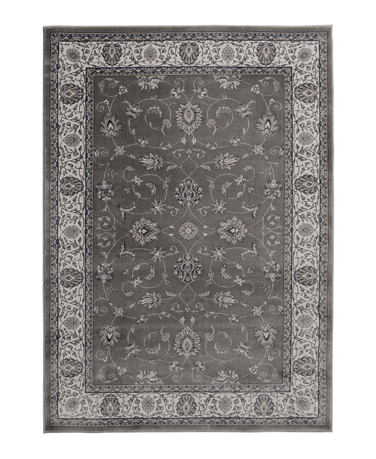 Click here for Mink Home Largo Isfahan 53 x 77 Area Rug - Gray prices