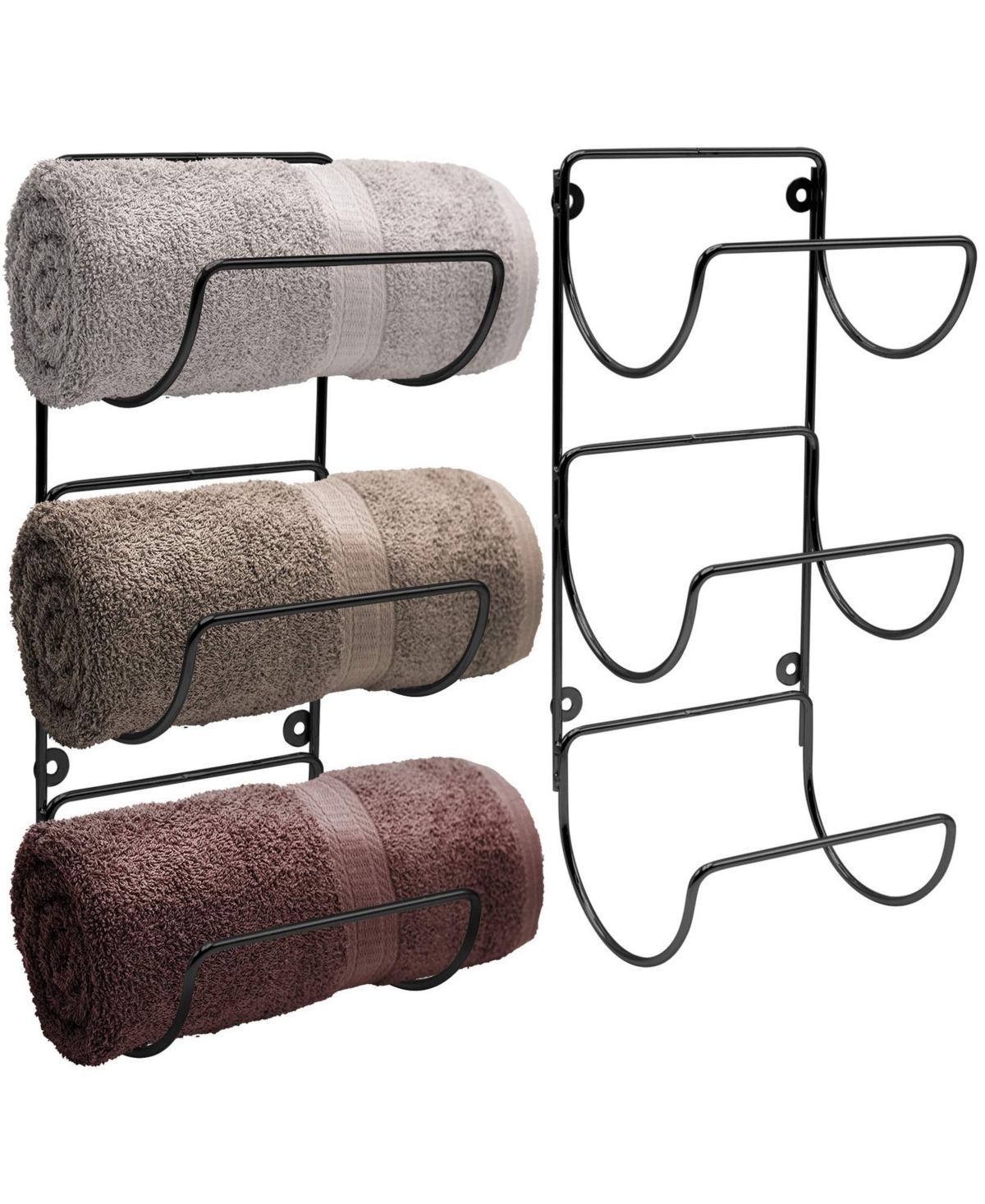 Click here for Sorbus 3-Level Towel Racks  Set of 2 - Black prices