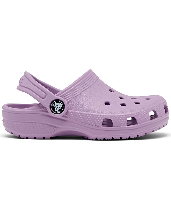 Crocs Little Girls Classic Clog Sandals from Finish Line - Macy's
